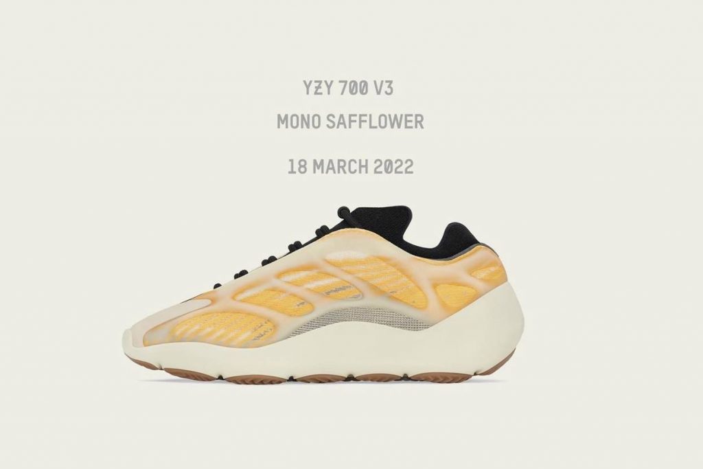 [Release 3/25] adidas YEEZY 700 V3 “Mono Safflower” | SNKRDUNK Magazine