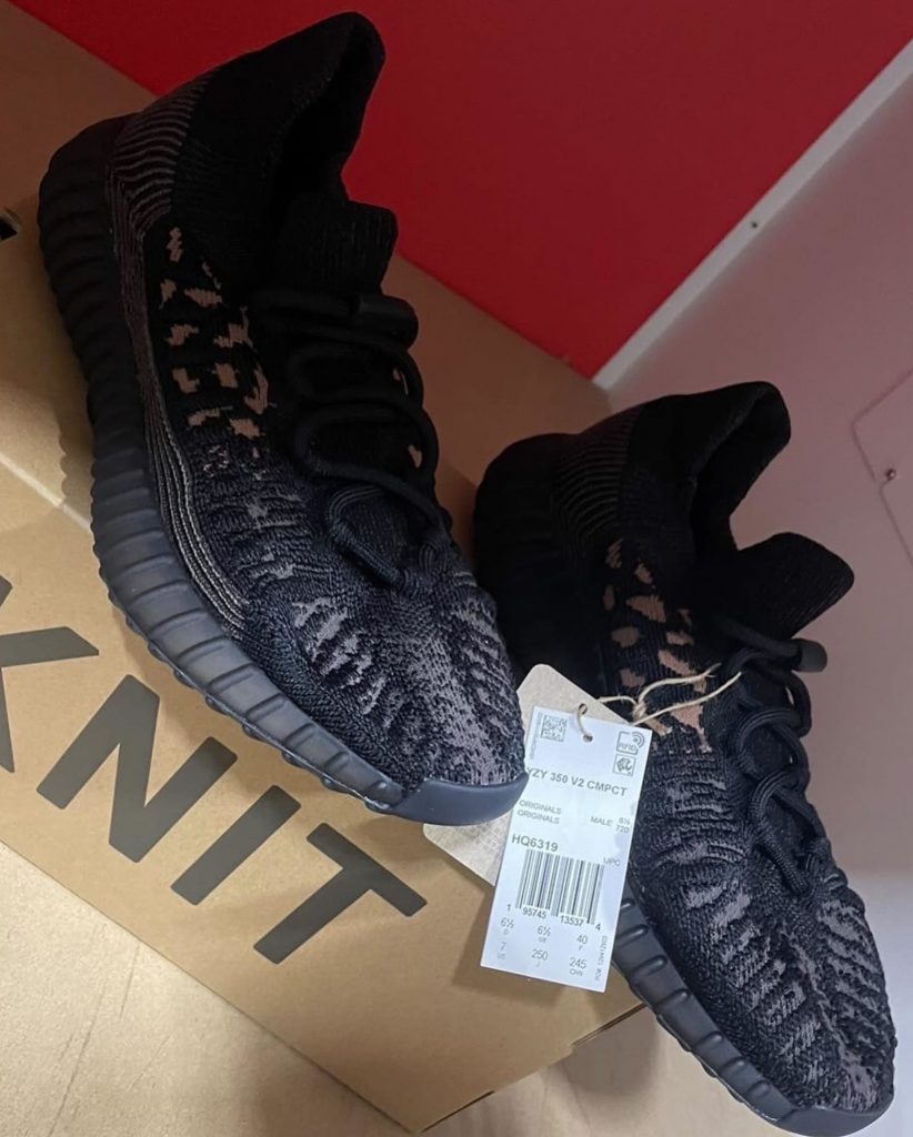 [First Look] Adidas Yeezy Boost 350 V2 CMPCT ‘Slate Carbon’ | SNKRDUNK ...