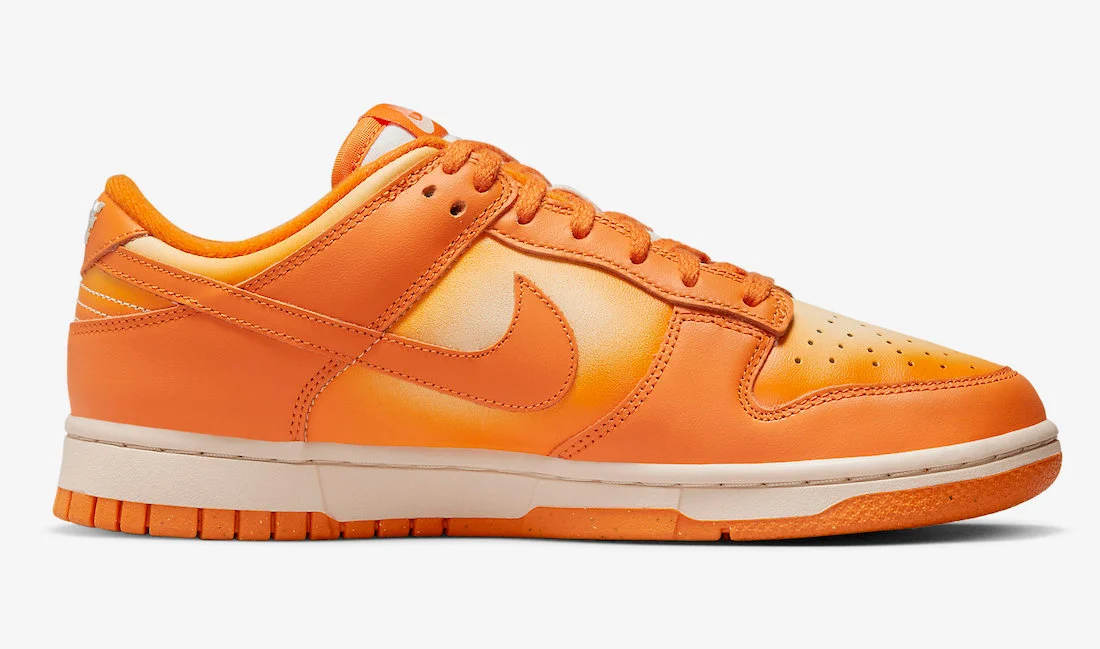 [Release 2022] Nike Dunk Low “Magma Orange”: Airbrushed Pumpkin | SNKRDUNK Magazine