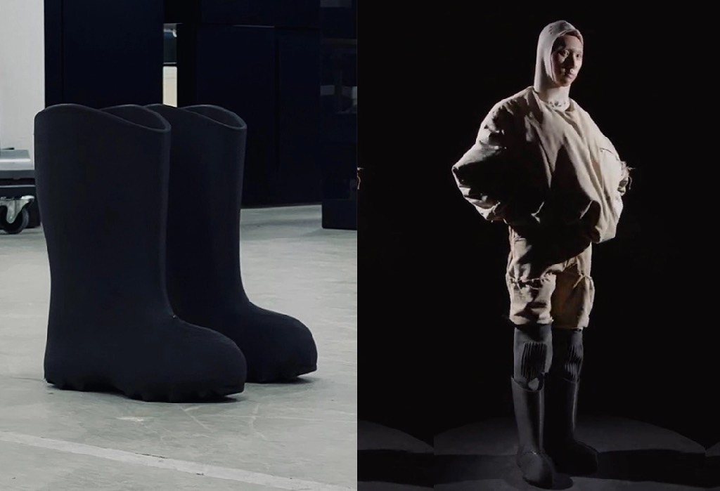 Ye Debuts 3D Printed YZY Boots At Paris Fashion Week | SNKRDUNK Magazine