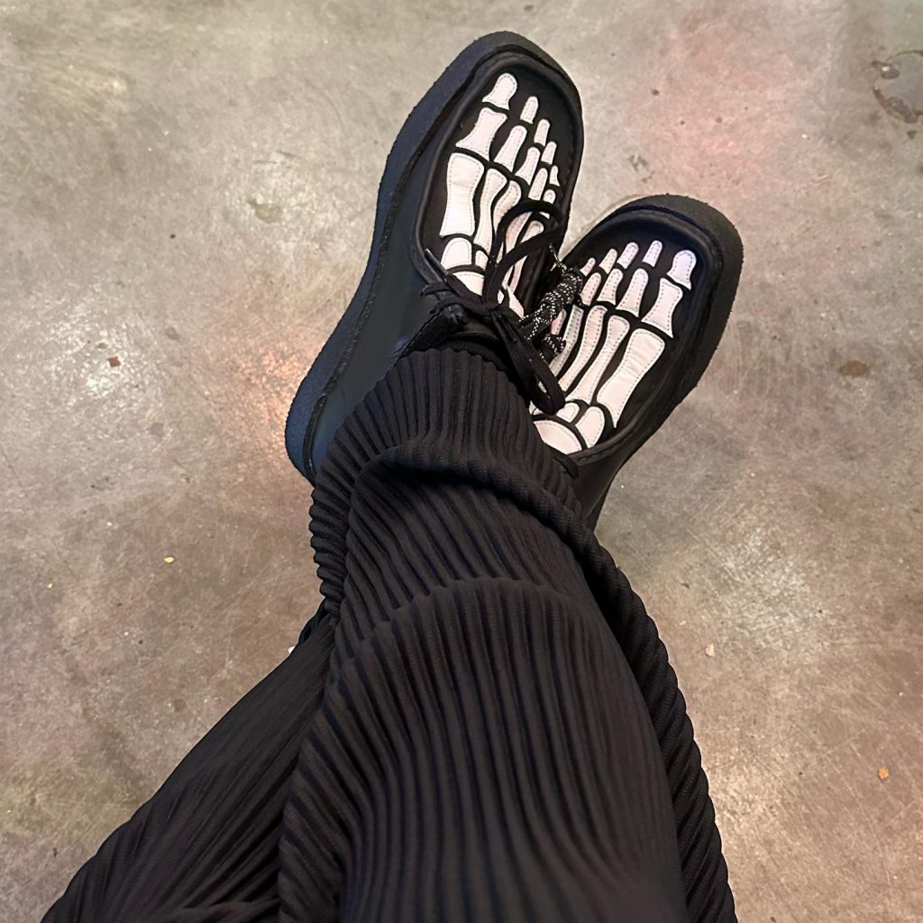 Vandythepink x Clarks Skeleton Wallabee Cup Boot Comes in Time for ...