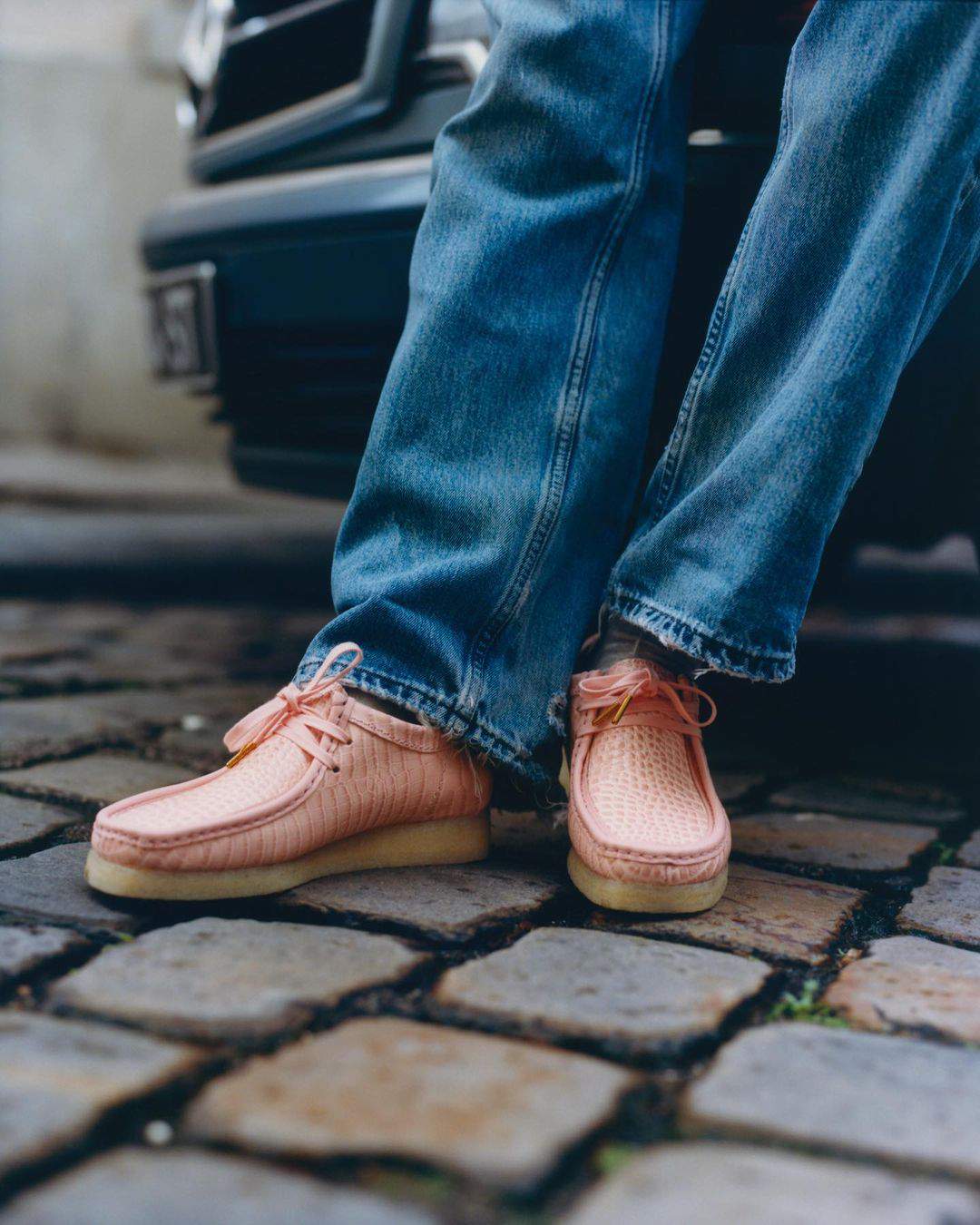 Packer x Clarks Wallabee Croc | SNKRDUNK Magazine